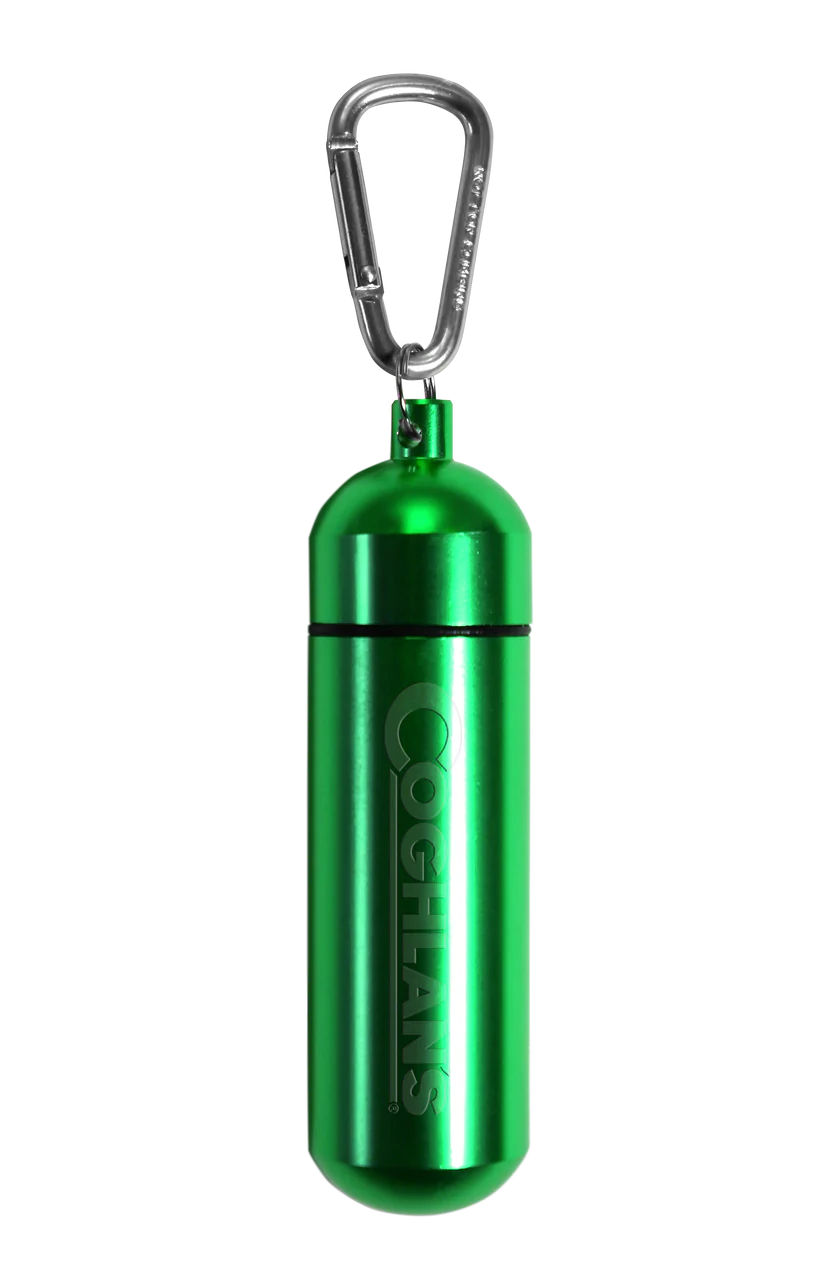 Aluminum Storage Capsule With Carabiner - Large — Sojourn Outdoors